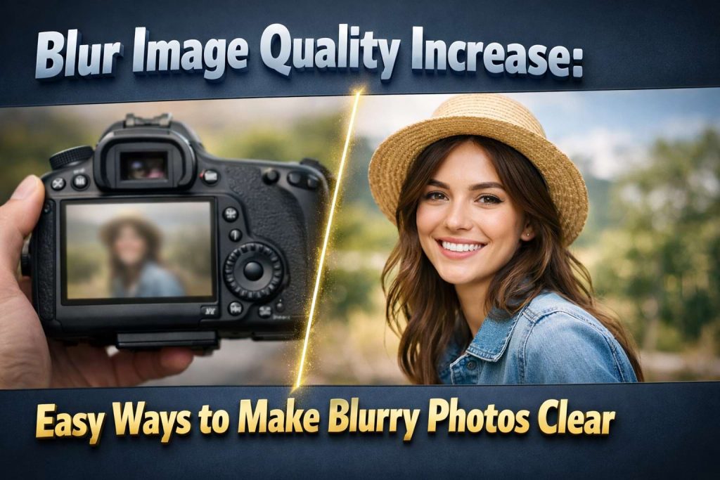 Blur Image Quality Increase: Easy Ways to Make Blurry 4K Photo Clear ...