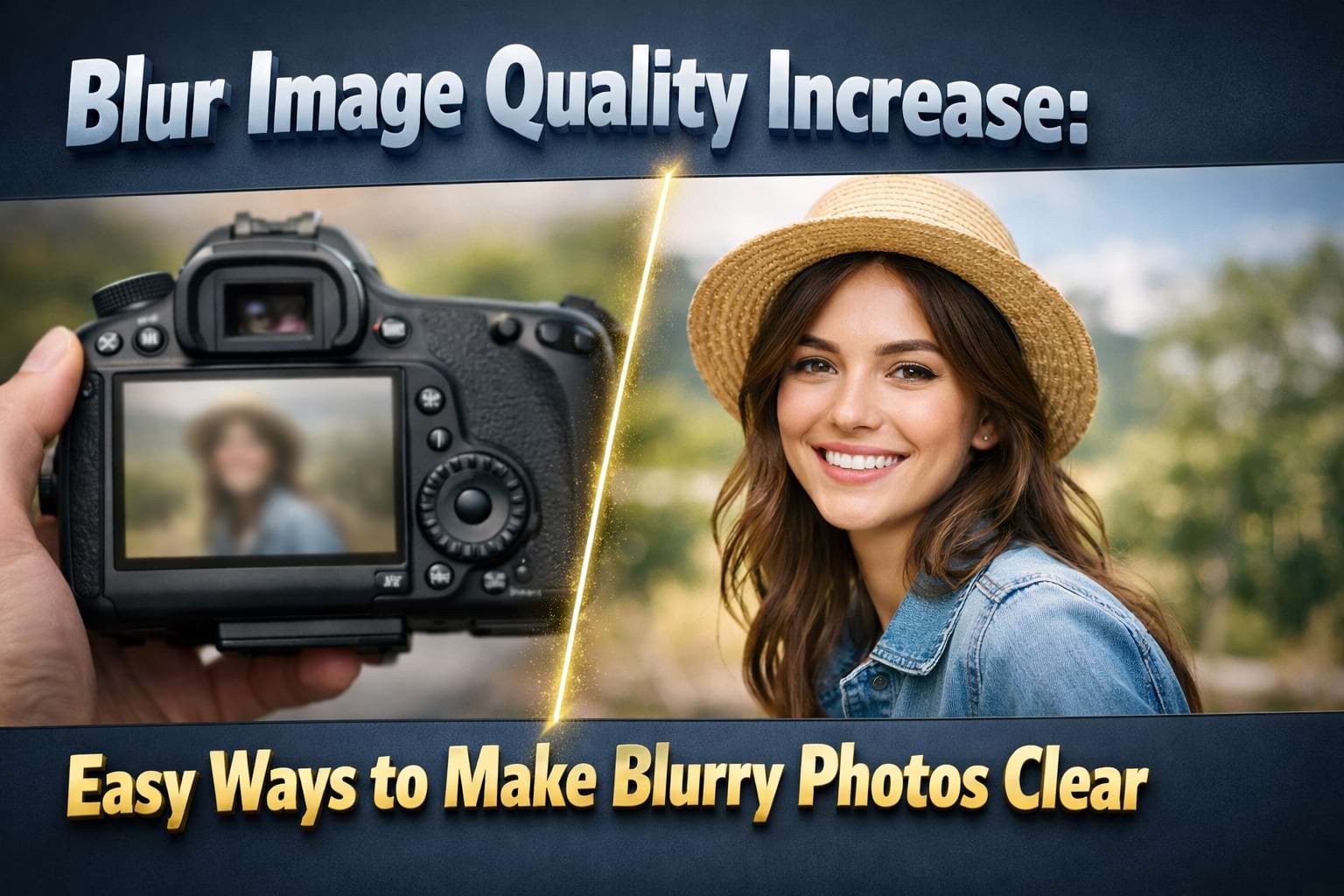 Blur Image Quality Increase: Easy Ways to Make Blurry 4K Photo Clear ...
