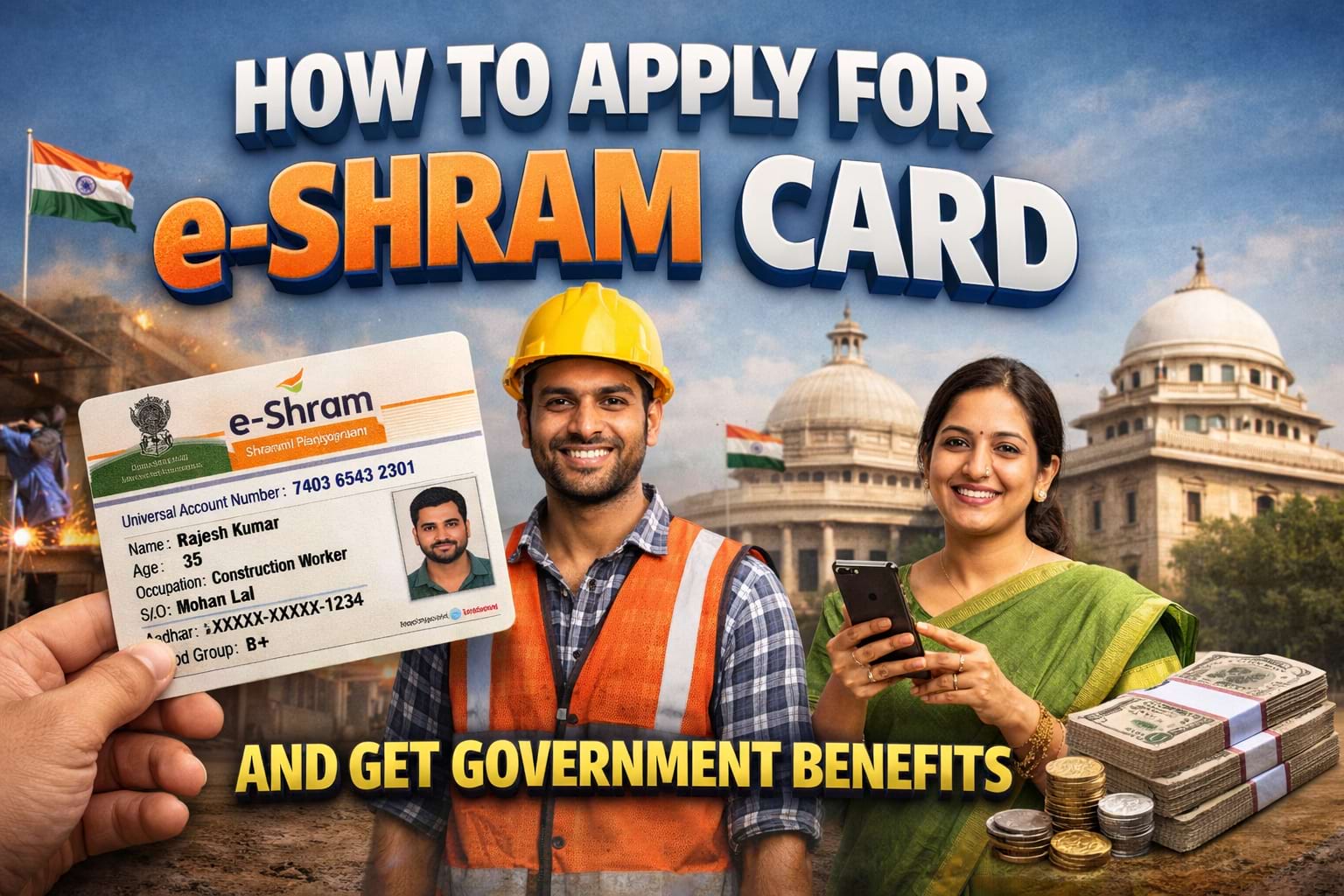 How to Apply for e- Shram Card and Get Government Benefits - IPIT IN