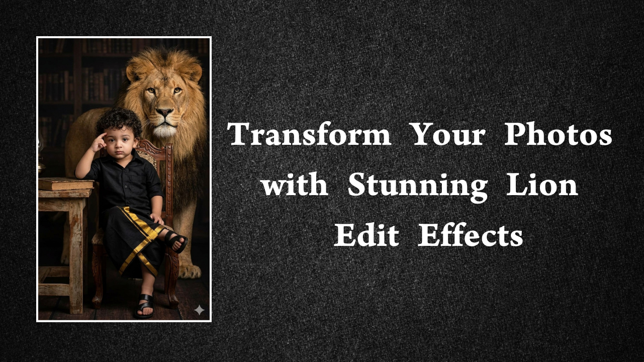 Transform Your Photos with Stunning Lion Edit Effects - IPIT IN